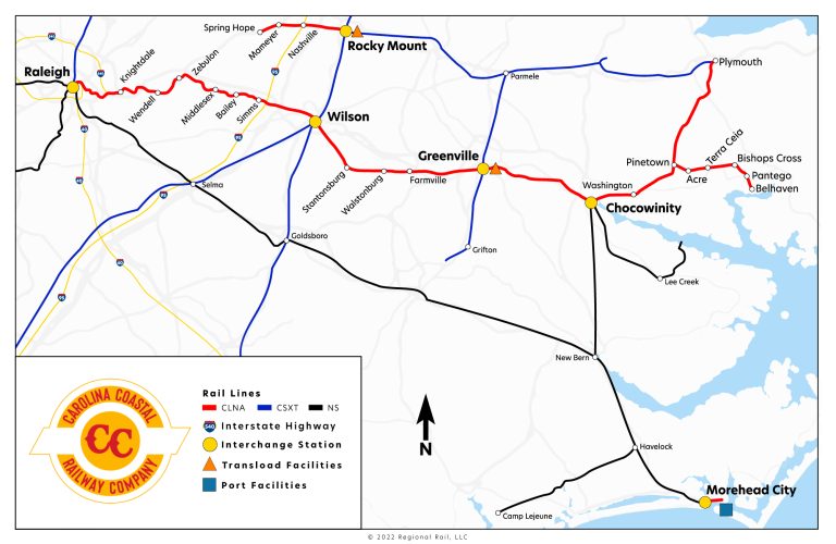 Carolina Coastal Railway | Regional Rail LLC