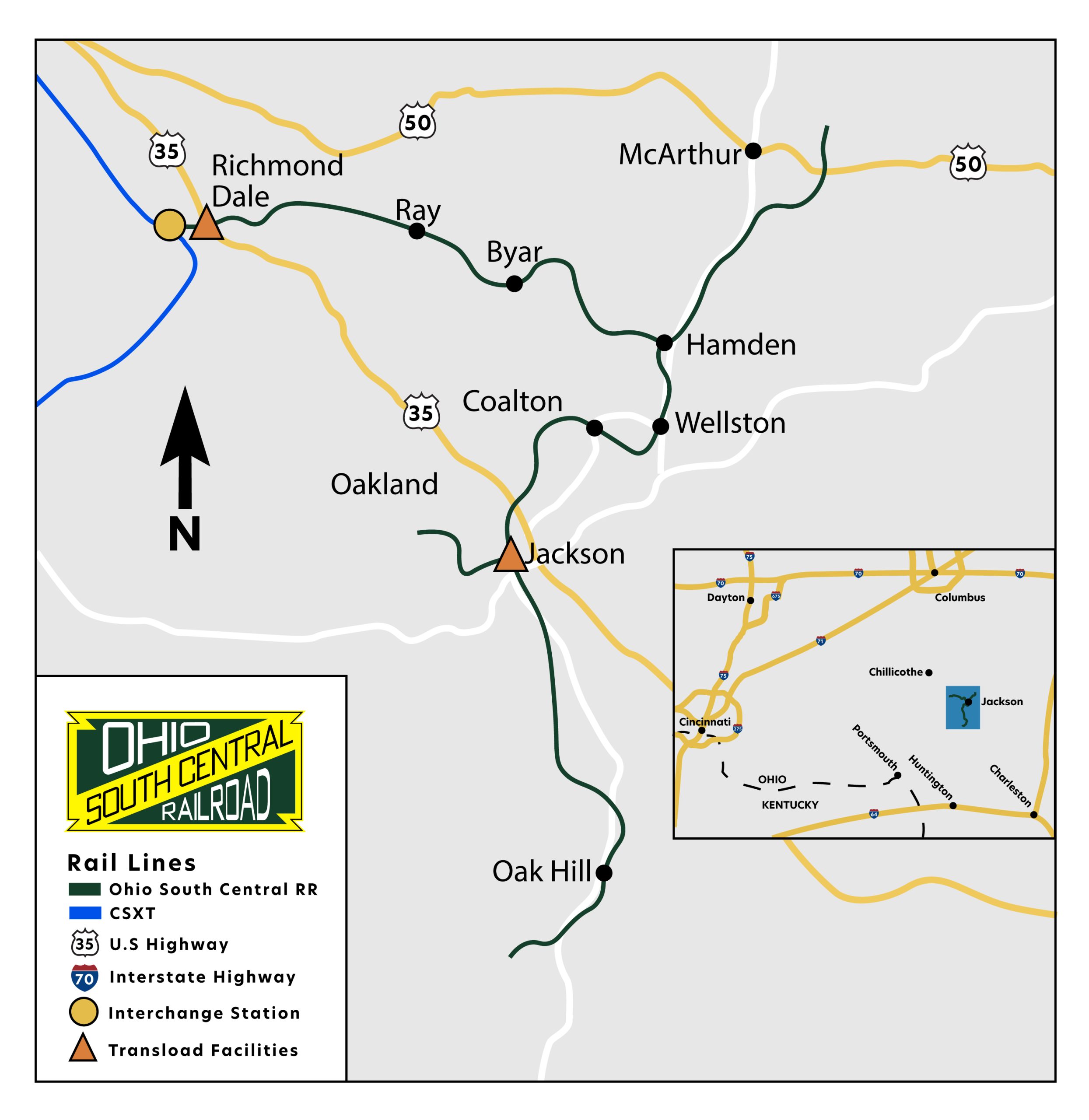 Ohio South Central Railroad | Regional Rail LLC